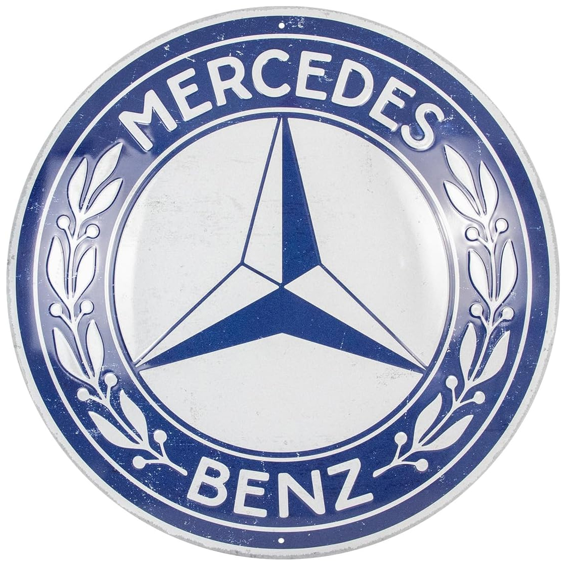 Mercedes-Benz Logo - Metallskilt - RETRONORGE.NO