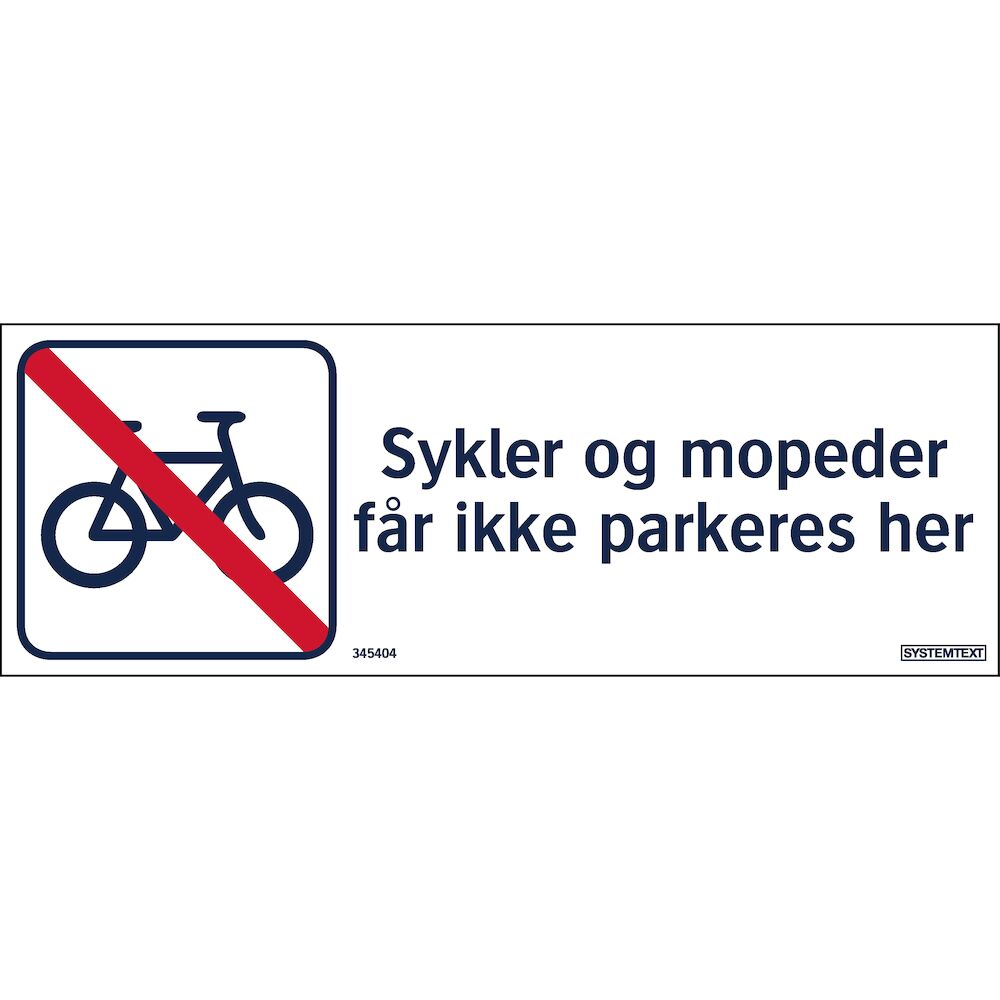 Sykler og mopeder får ikke parkeres her - RETRONORGE.NO