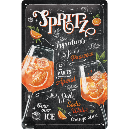 Aperol Spritz - Metallskilt - RETRONORGE.NO